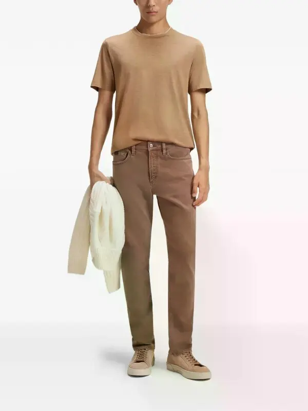 BOSS Double-collar T-shirt - Neutrals