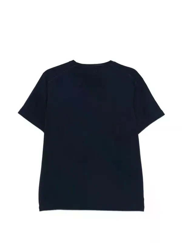 Universal Works Logo-detail T-shirt - Blue