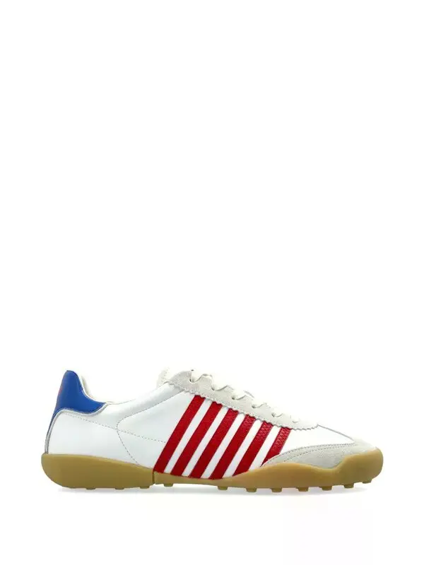 Dsquared2 Striped Leather Sneakers