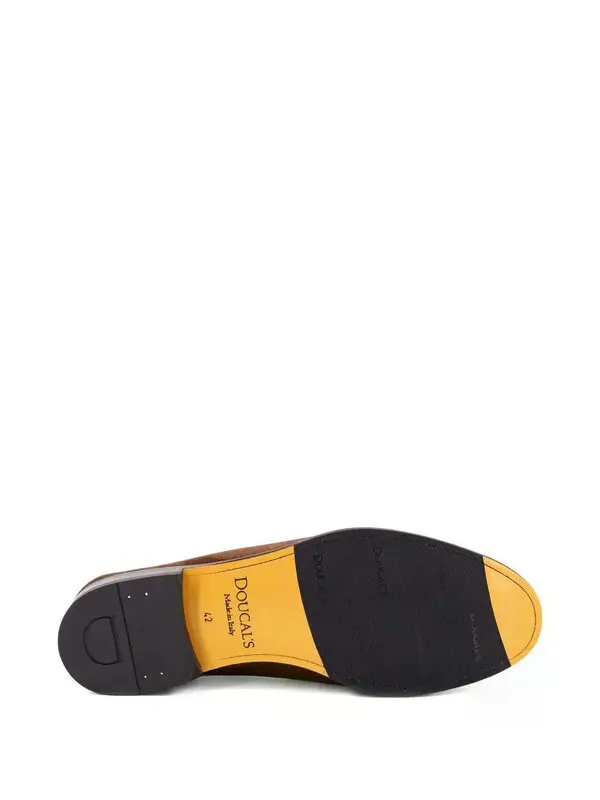 DOUCAL'S Suede Loafers With Tassel Detail