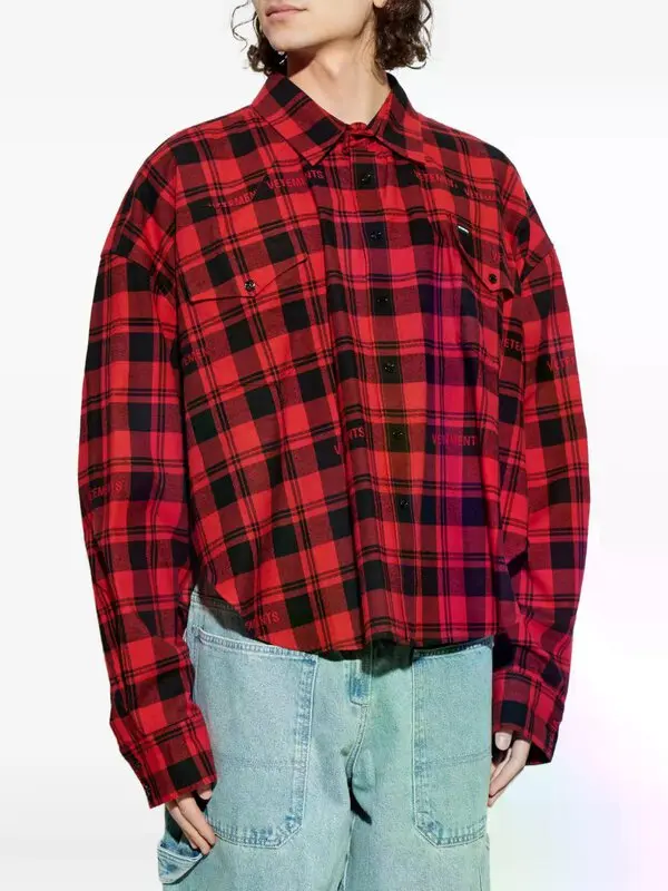 Vetements Checked Chest-pocket Shirt