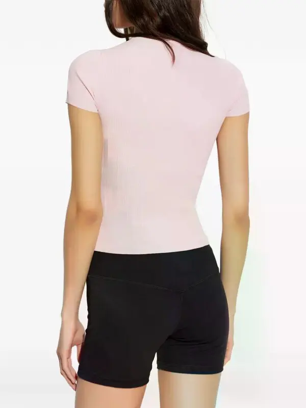Alexander Wang Knit Logo Baby Tee - Pink