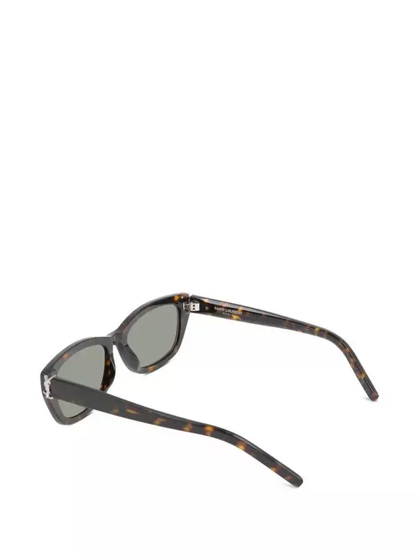 Saint Laurent Logo Cat-eye Sunglasses