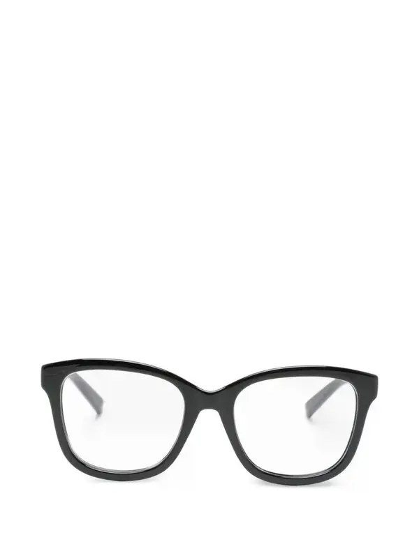 Gucci Logo-detail Square-frame Eyeglasses - Black
