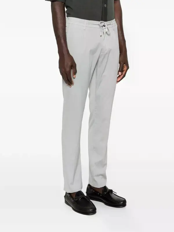 Eleventy Drawstring Waist Trousers - Grey