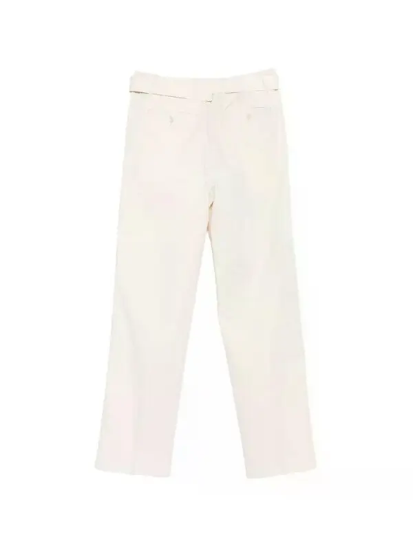 LARDINI Tailored Belted Trousers