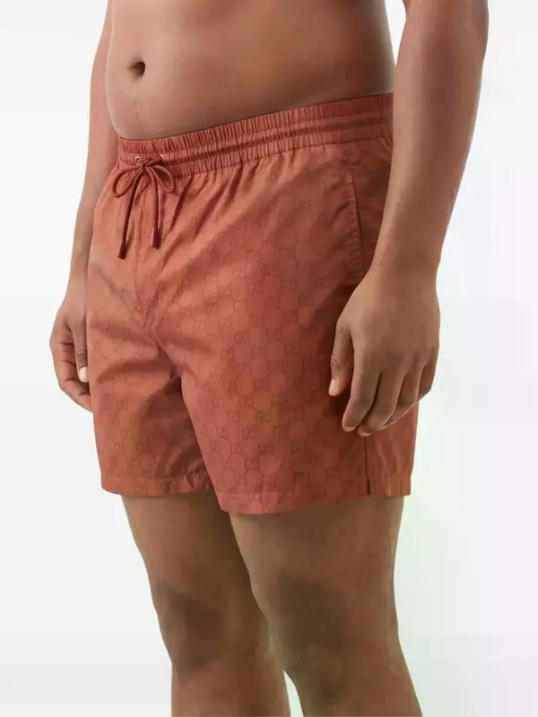 Gucci Monogram Drawstring Shorts