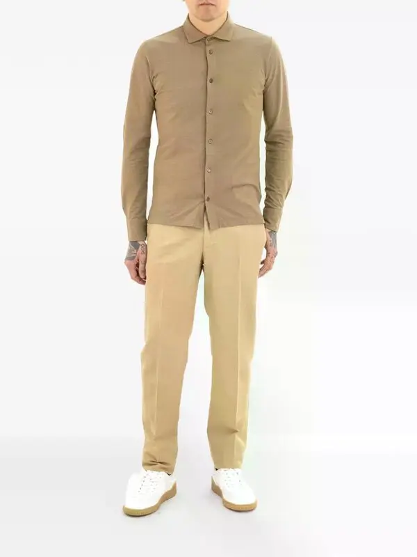 ZANONE Buttoned Shirt - Neutrals