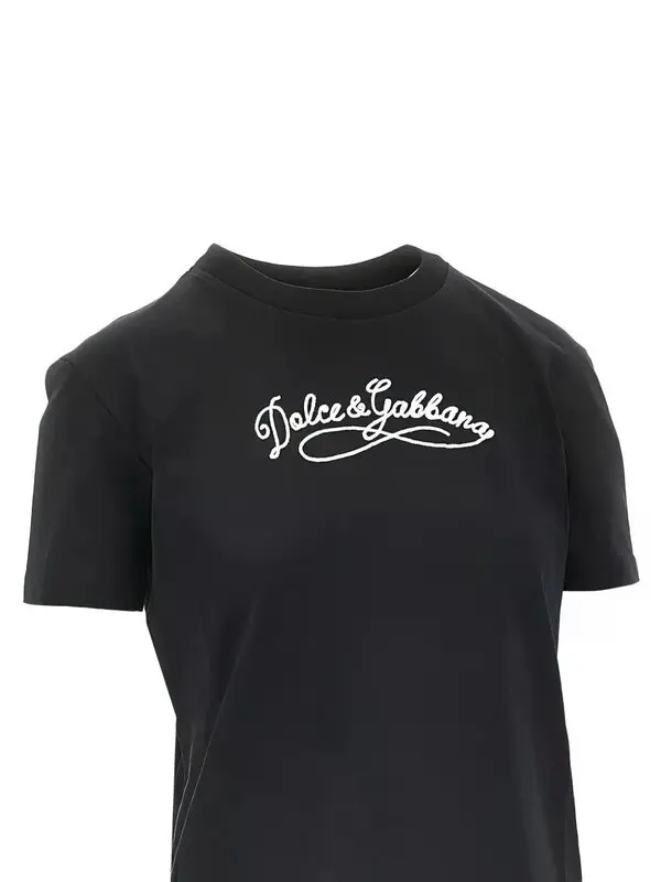 Dolce & Gabbana Embroidered Cotton T-shirt