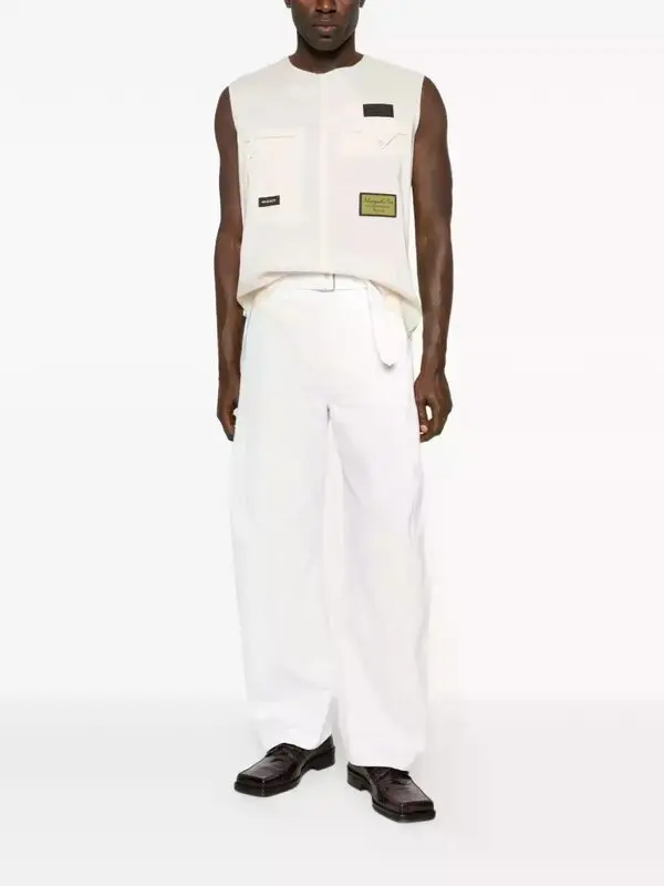 MAISON MARGIELA Sleeveless Vest With Chest Pockets