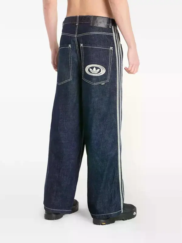 Adidas 3-stripes Wide Leg Jeans