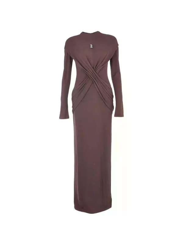 CHATS BY C.DAM Azora Draping Maxi Dress