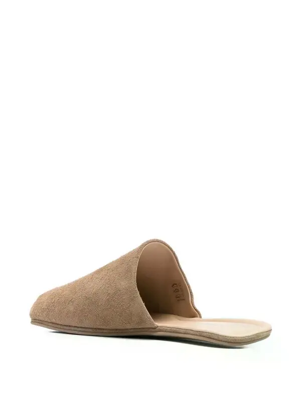 Our Legacy Cedar Beige Suede Slip-on Mules - Neutrals