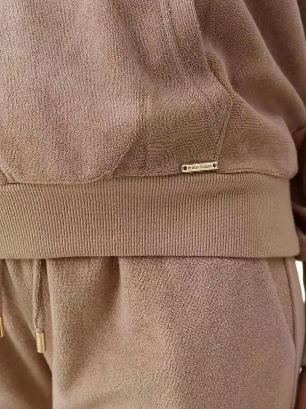 Melissa Odabash Nora Drawstring Hoodie - Neutrals
