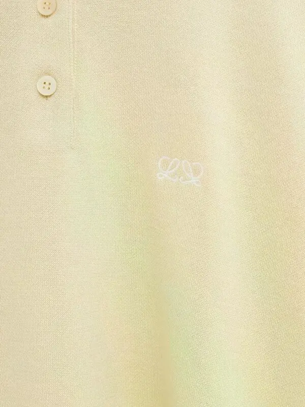 Loewe Button Embroidered Polo Shirt