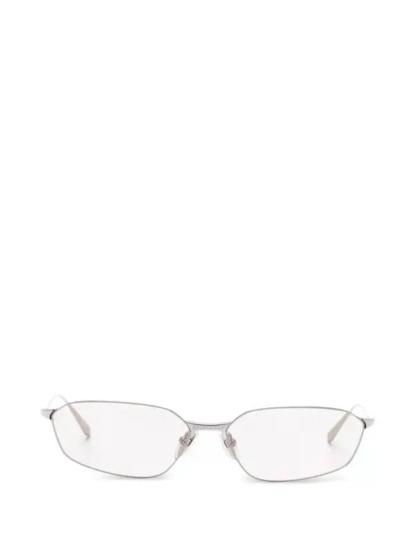 Balenciaga Invisible 2.0 Geometric-frame Sunglasses - Silver