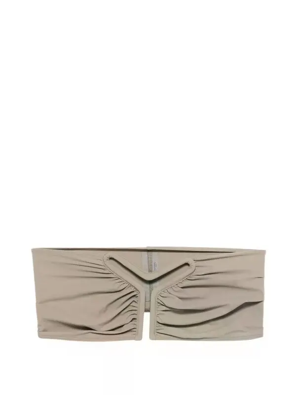 Rick Owens Ruched Bandeau - Neutrals