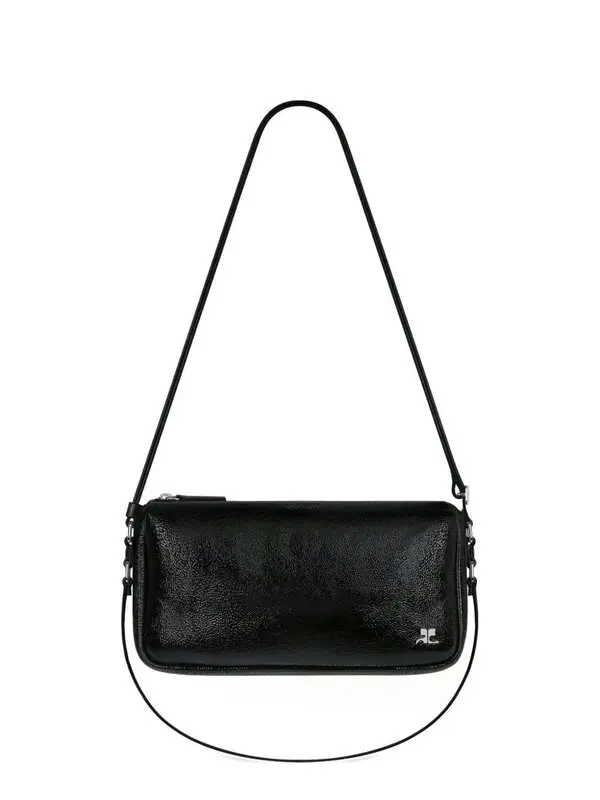 COURREGES Small Shoulder Bag - Black