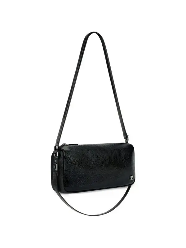 COURREGES Small Shoulder Bag - Black