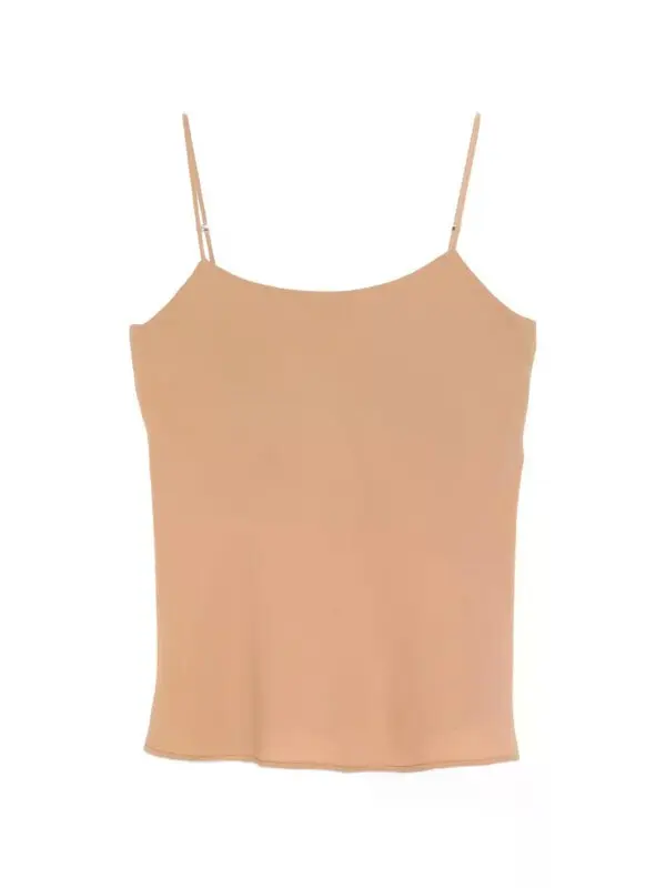 Herno Camisole Top With Thin Straps And Scoop Neck