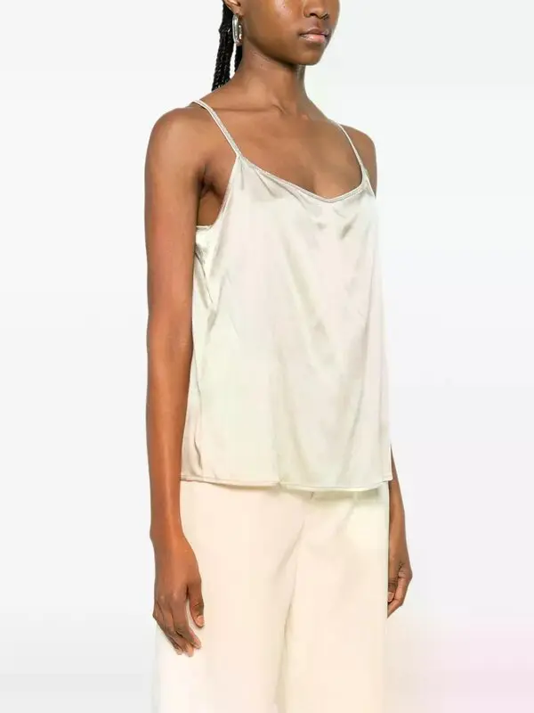 PANICALE Silk Strap Blouse