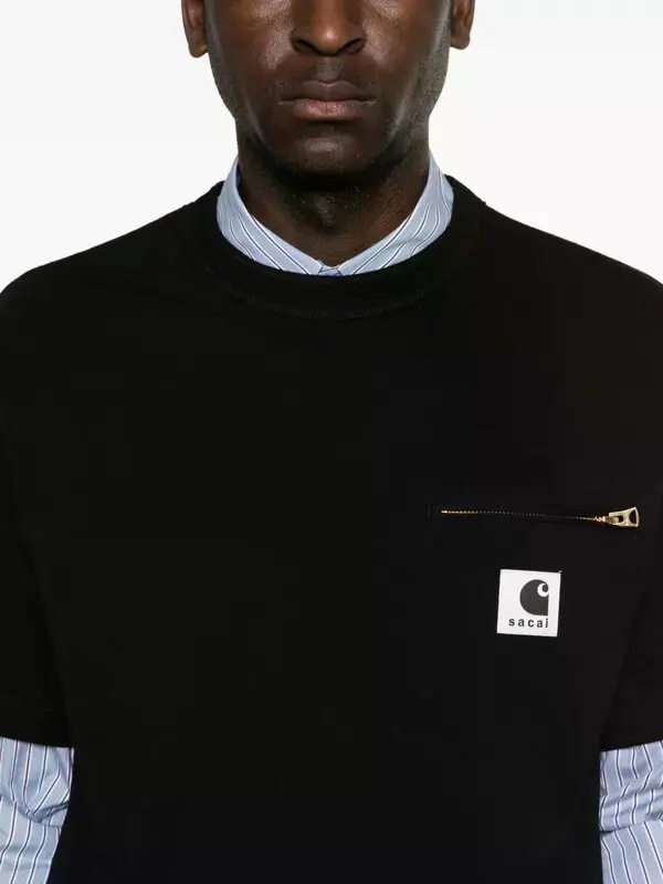 Sacai Zipped-pocket T-shirt