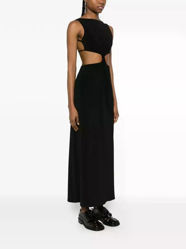 ELEH Sleeveless Cutout Detail Maxi Dress