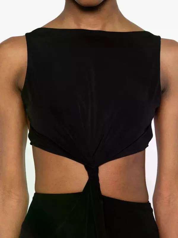 ELEH Sleeveless Cutout Detail Maxi Dress