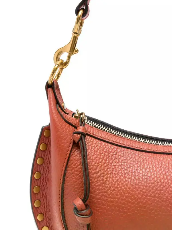 Isabel Marant Étoile Oskan Moon-shaped Leather Shoulder Bag - Red