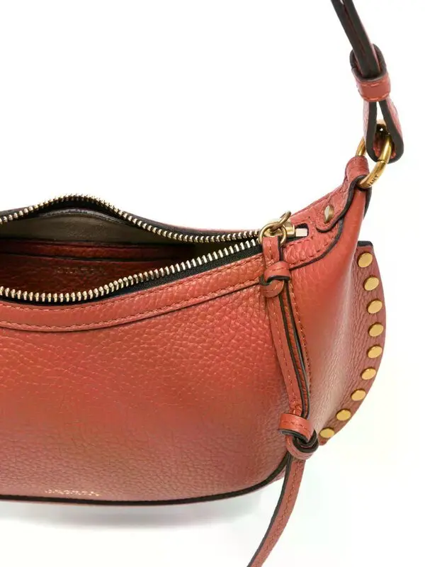 Isabel Marant Étoile Oskan Moon-shaped Leather Shoulder Bag - Red