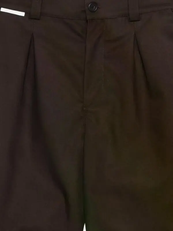 GR10K Front Pleat Belted Shorts
