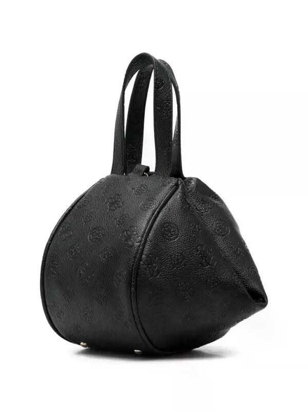 Guess Mini Embossed Geometric Tote Bag - Black