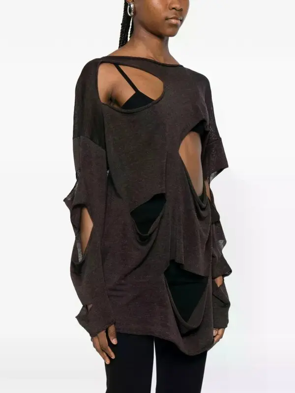 P.a.r.o.s.h Cut-out Long Sleeve Knit