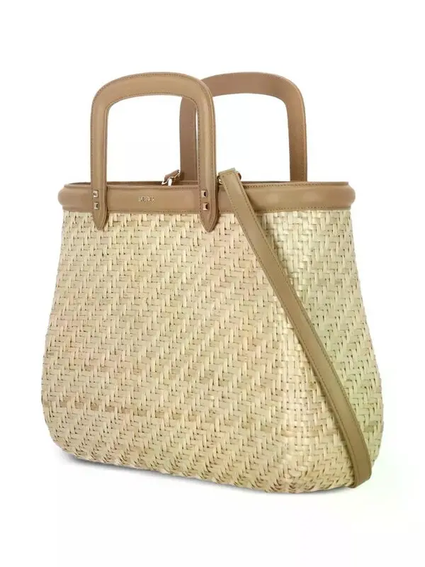 Rodo Woven Top Handle Tote Bag
