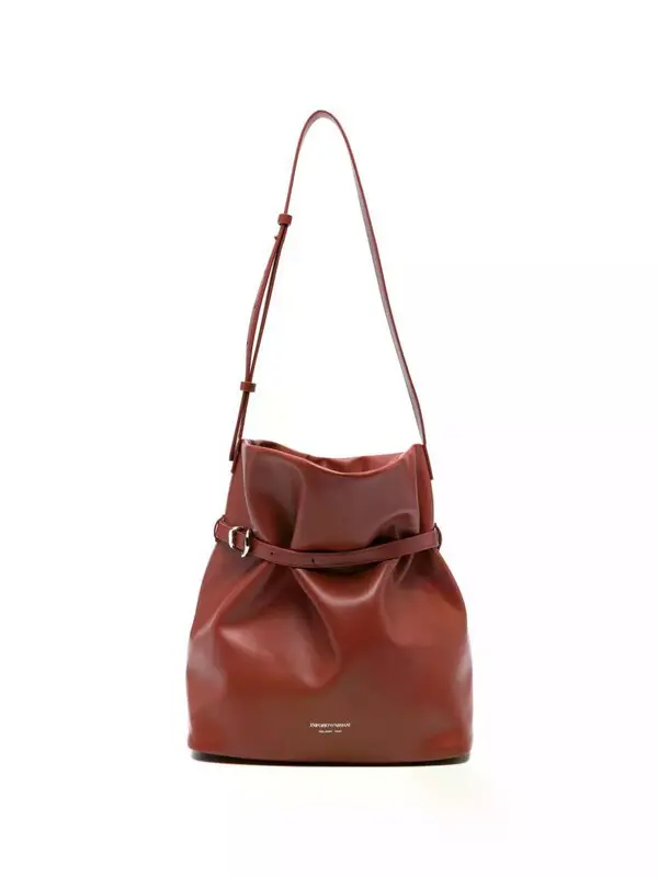 Emporio Armani Buckled Tote Bag - Red