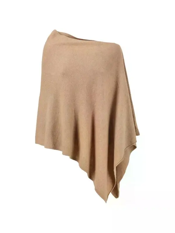 Vintage Cashmere Poncho - Neutrals