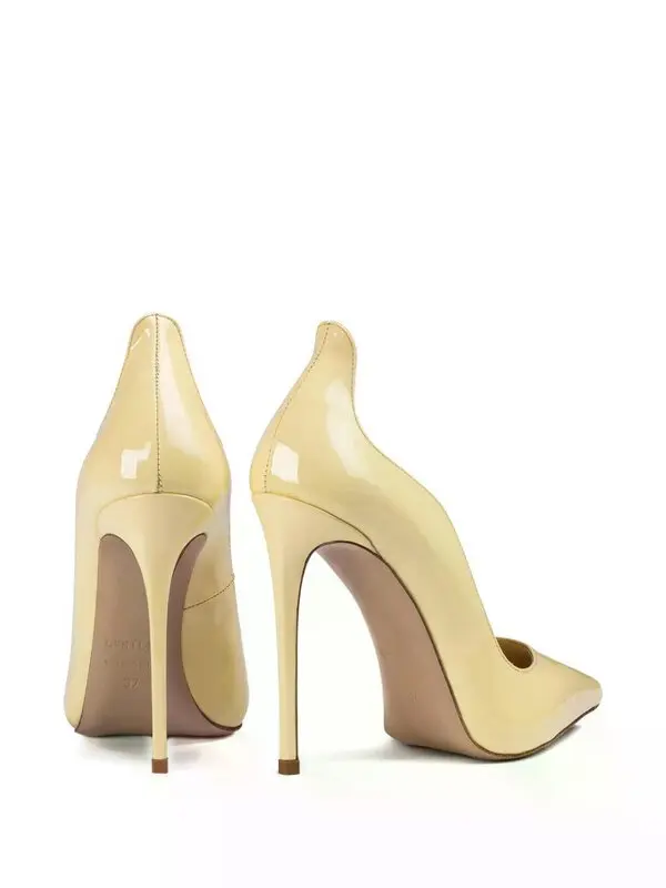 LE SILLA 120mm Ivy Stiletto Pumps - Yellow