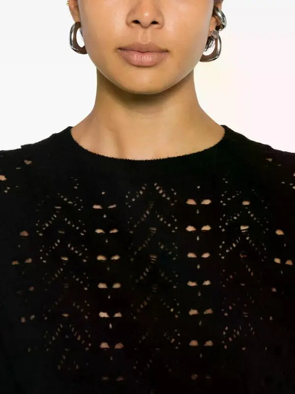 Cecilie Bahnsen Openwork Knit Sweater