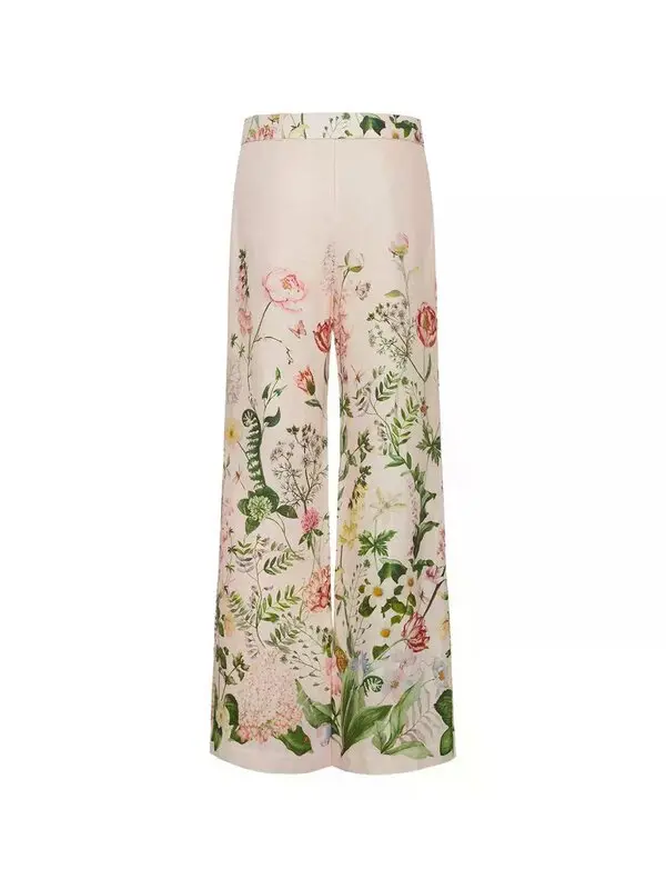Cara Cara Mayflower Floral Print Trousers With Belt