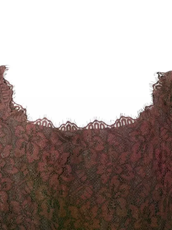 Diane Von Furstenberg Lace-detail Zip Midi Dress - Red