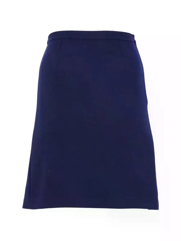 Diane Von Furstenberg Pleated A-line Midi Skirt - Blue