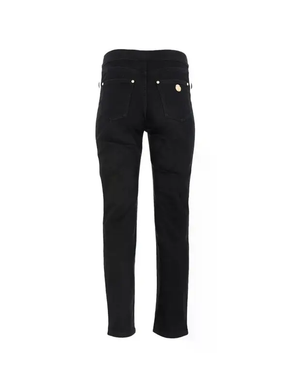 Balmain Button-fastening Skinny Jeans - Black