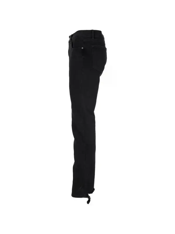 Balenciaga Cotton Distressed Hem Jeans