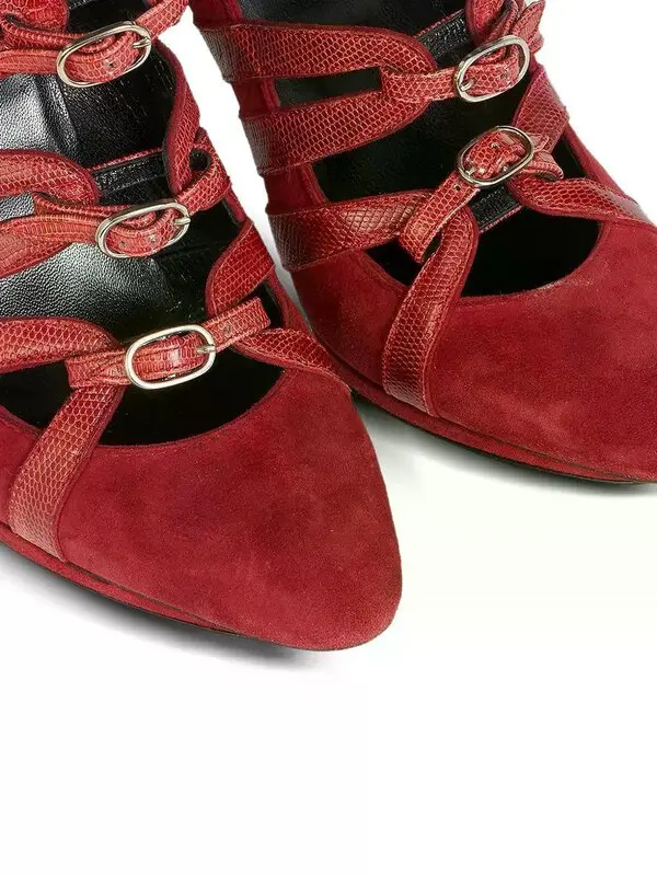 Balenciaga Strappy Leather Pumps