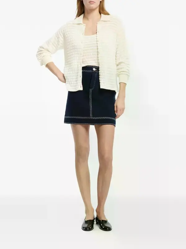 BARRIE Embossed Knit Shirt