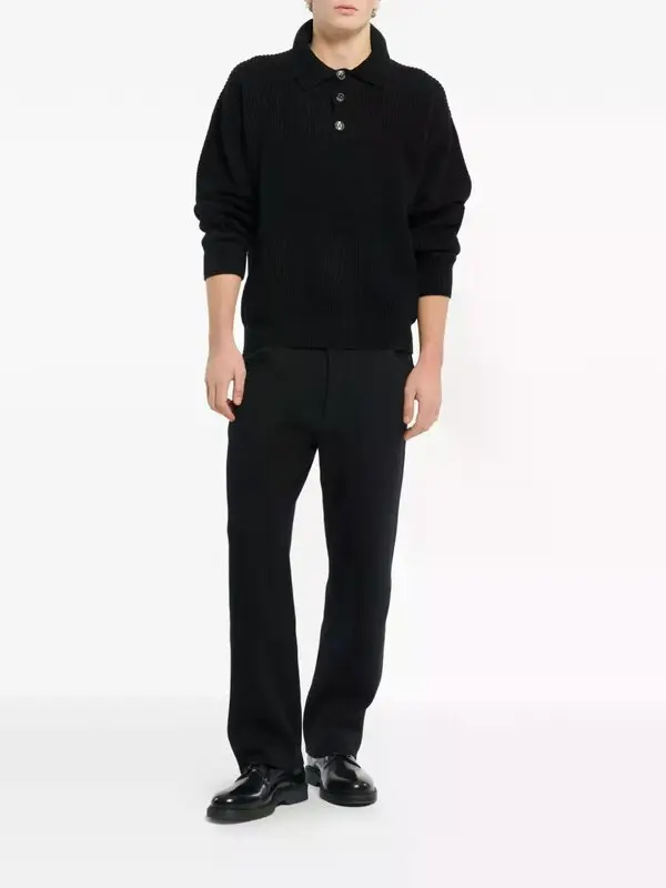 BARRIE Waffle-effect Polo Shirt