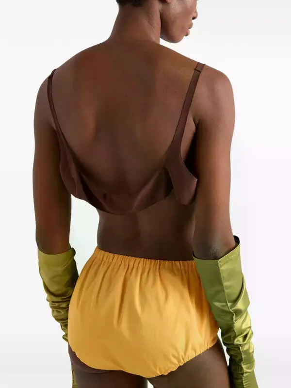 Prada Poplin Shorts - Yellow