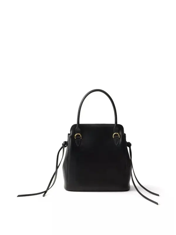Prada Mini Leather Handbag - Black