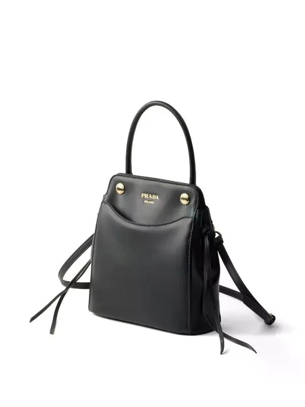 Prada Mini Leather Handbag - Black