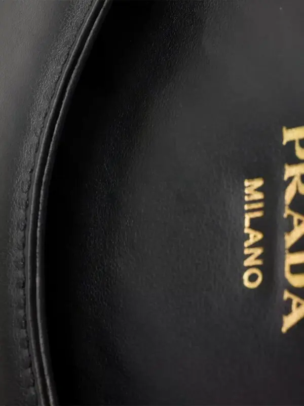 Prada Mini Leather Handbag - Black